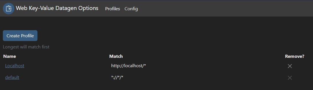 Web Key-Value DataGen Documentation | Web Key-Value DataGen Documentation